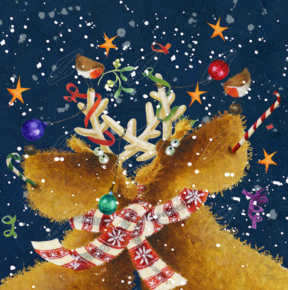 00022157JPA - Pure Art Licensing Agency - Christmas Greeting Card Design