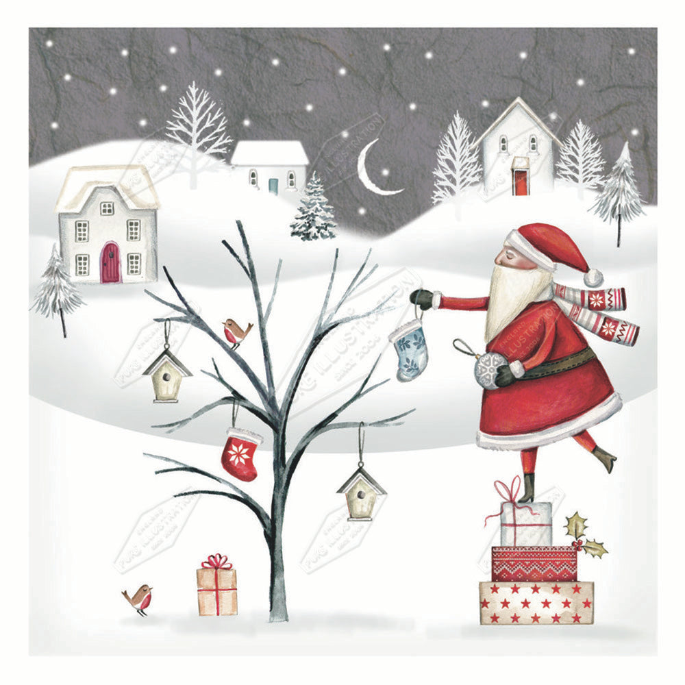 00029872DEV - Pure Art Licensing Agency - Christmas Greeting Card Design